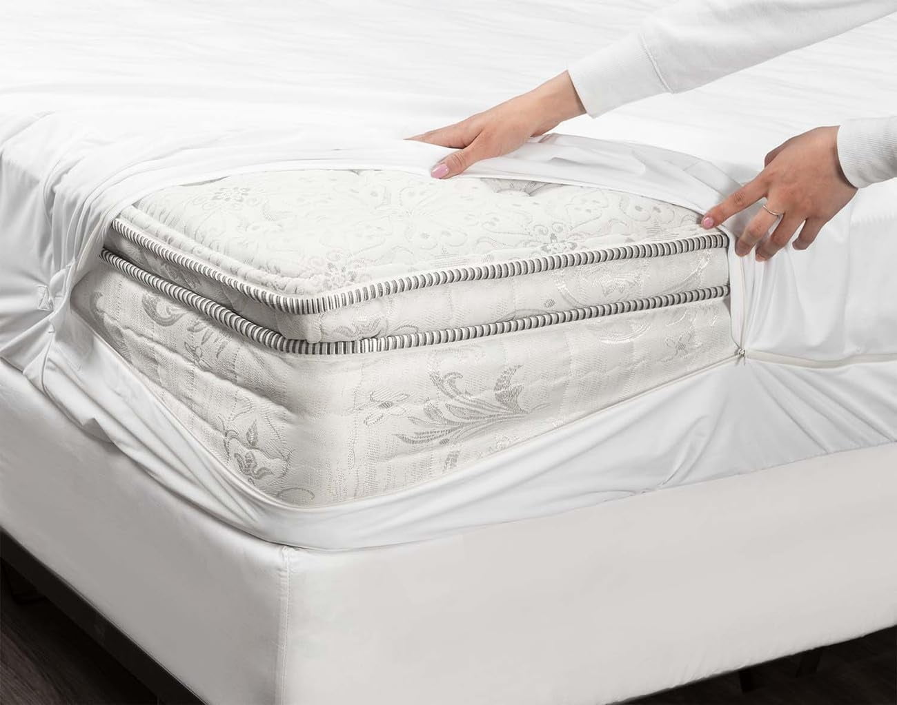 Bed Bug Mattress Protecor Zippered Cover Full-100% Waterproof ...