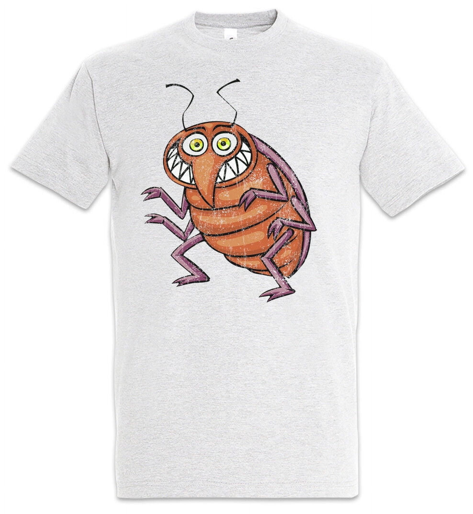 Bed Bug T-Shirt Cockroach Toon Comic Fun Cartoon Drawing - Walmart.com