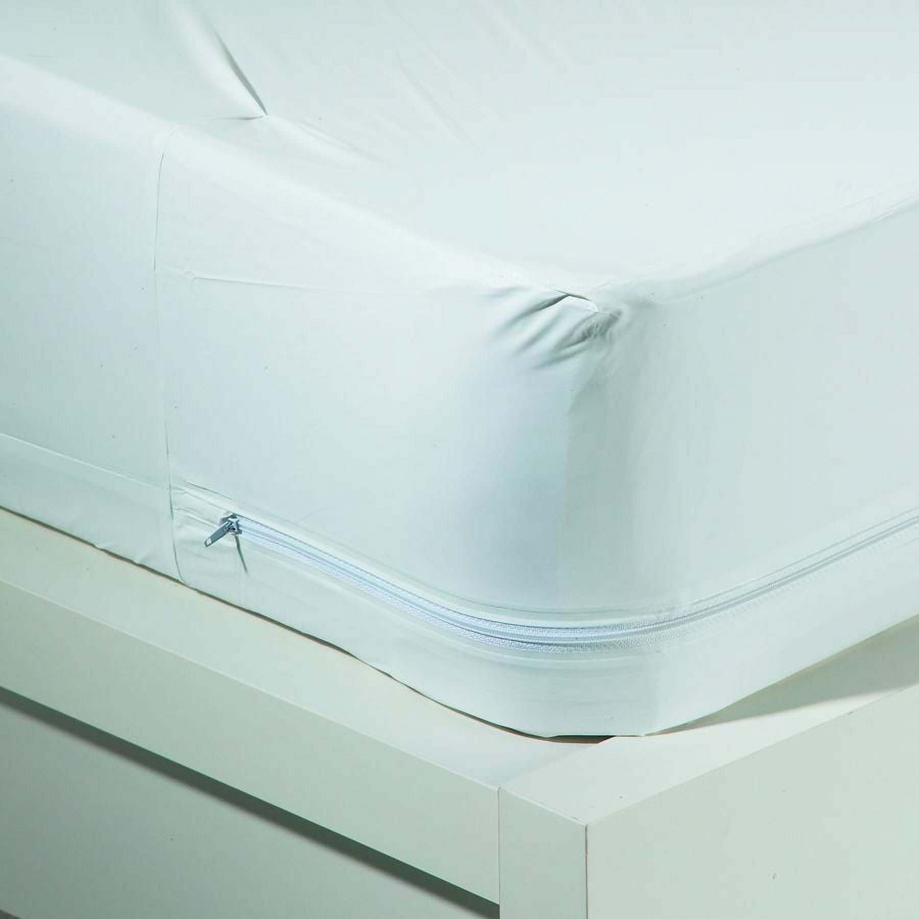 "Bed Bug Waterproof Zippered Vinyl Mattress Protector 9"" Full ...