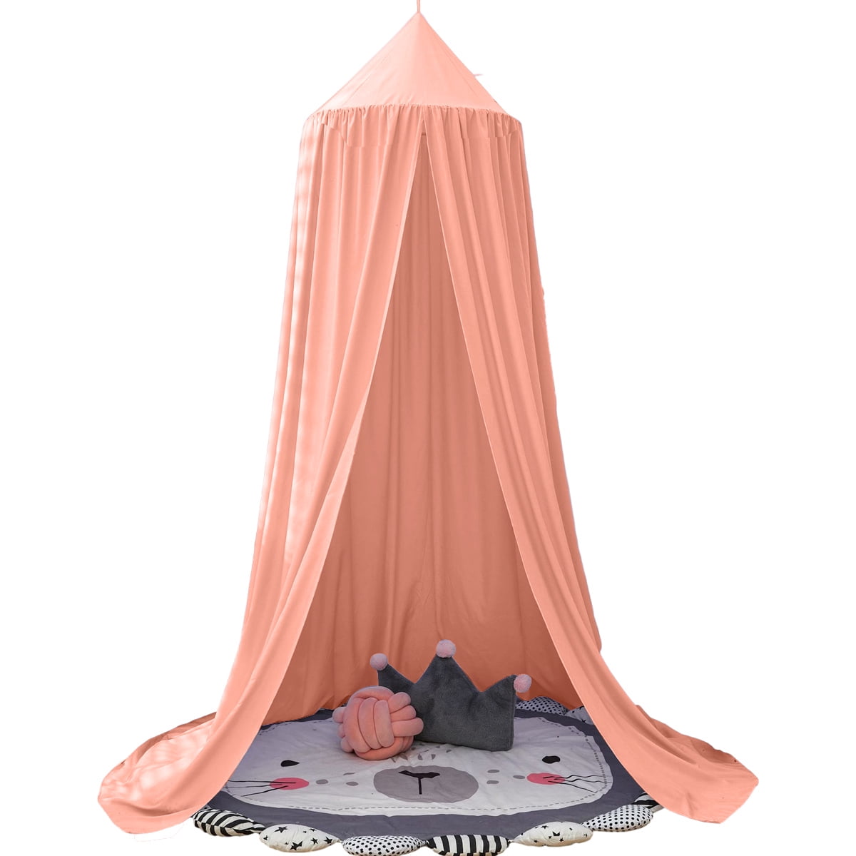 Bed Canopy for Girls, Soft Pink Princess Canopy for Girls Bed, Dreamy ...