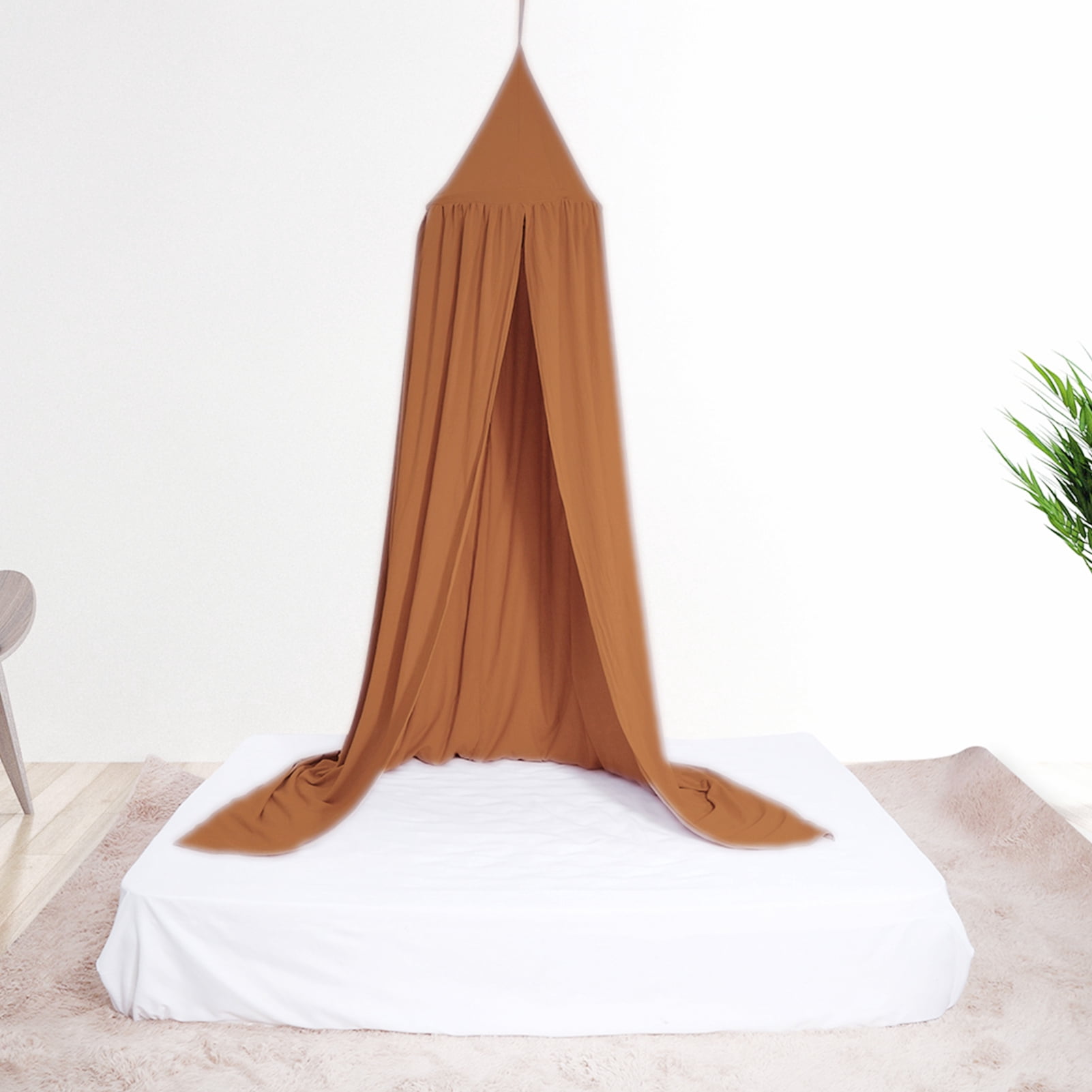 Bed Canopy, Mosquito Net Round Dome Nursery Net Hanging Curtain ,for ...