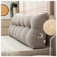 Bed Cushion Backrest, Triangular Headboard Backrest for Daybed ...