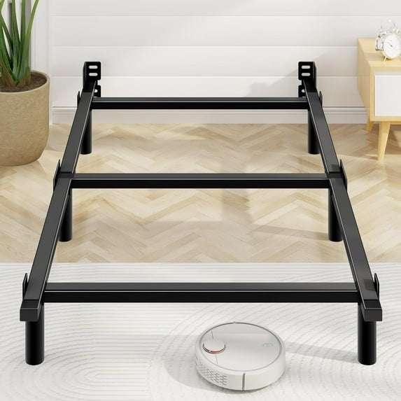 Bed Frame, 7 Inch Basics Bed Frame, 9- Base for Box Spring and Mattress ...