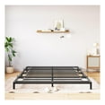 Bed Frame No Box Spring Needed, Sturdy Metal Platform Bed Frame, Basic ...