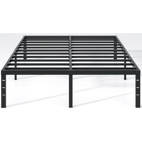 Bed Frame,Full Size Bed Frame with Storage Space, Sturdy Mattress ...