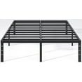 Bed Frame,Full Size Bed Frame with Storage Space, Sturdy Mattress ...