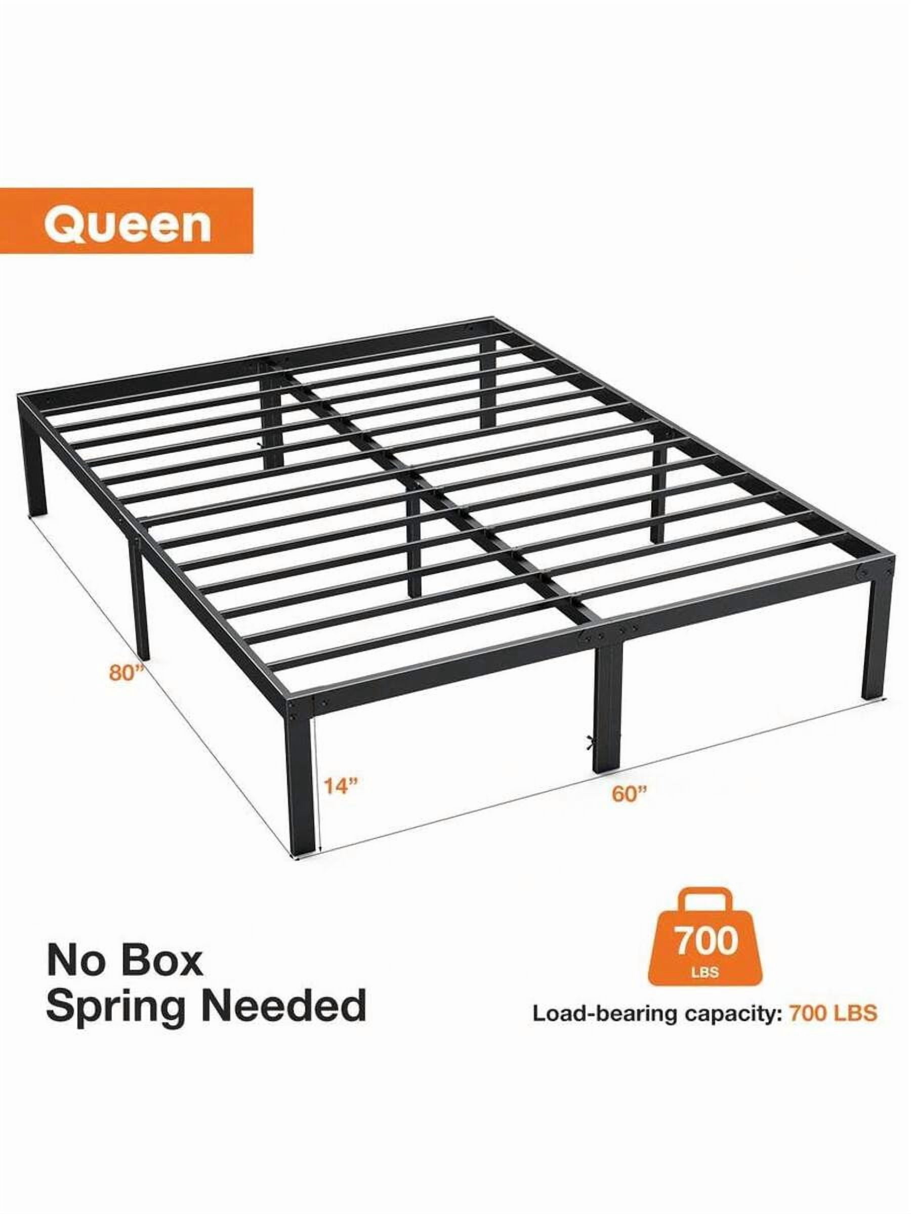 [Bed Frame,Heavy Duty Metal Platform Bed Frames With Storage Space ...
