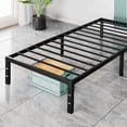 Bed Frame - Heavy Duty Metal Platform with Storage Space Under Frame ...
