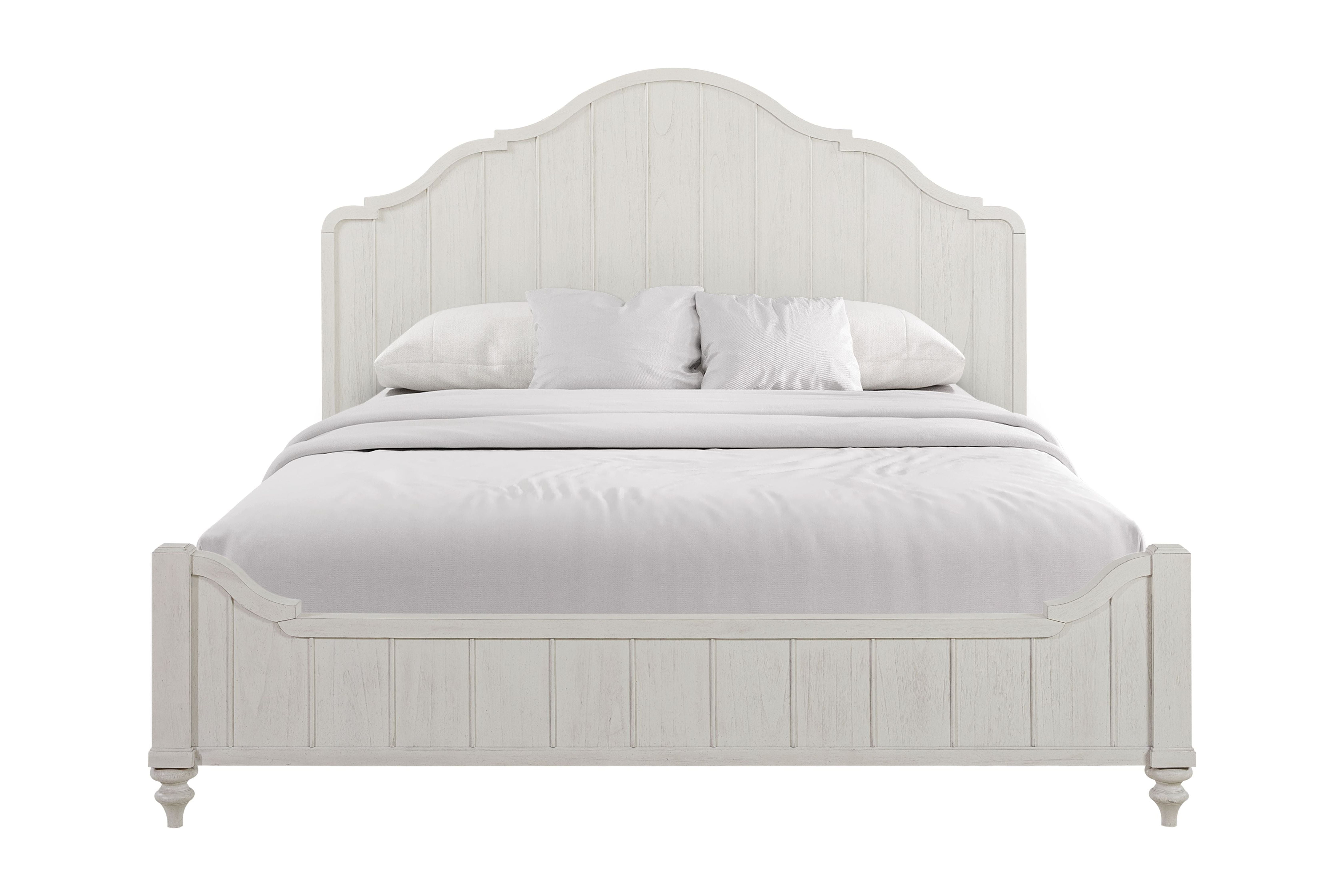 Bed Frame Queen Panel Bed - Cement - Walmart.com