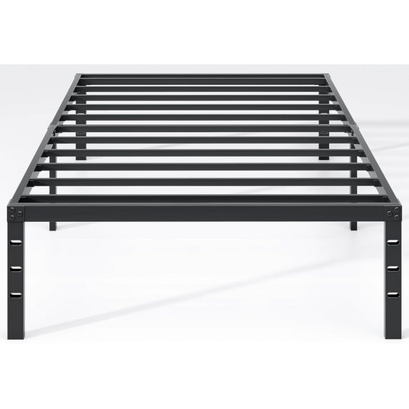 Bed Frame, Size Bed Frame with Storage Space, Sturdy Mattress ...