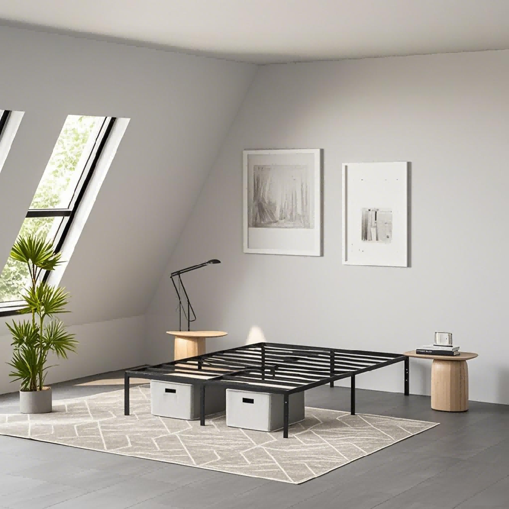 Bed Frame for Your Den: Modern Design, Eco-Friendly, and Easy Assembly ...