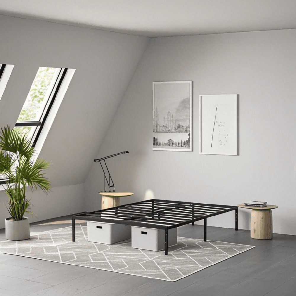 Bed Frame for Your Living Room: Modern Style, Heavy Durable Steel, and ...