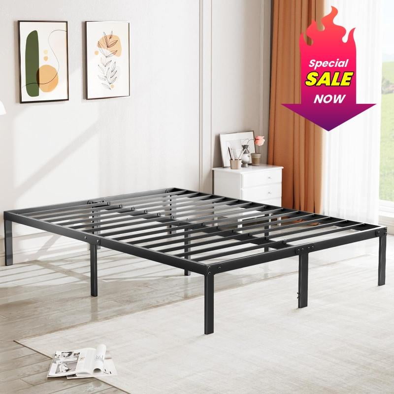 Bed Frame with Storage - Heavy Duty Metal Platform Bed Frame for Safe ...