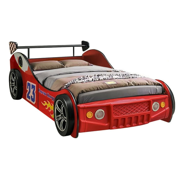 Bed Frames, Supreme Energy Racing Car Bed, Red Storage Beds Frames,Mdf ...