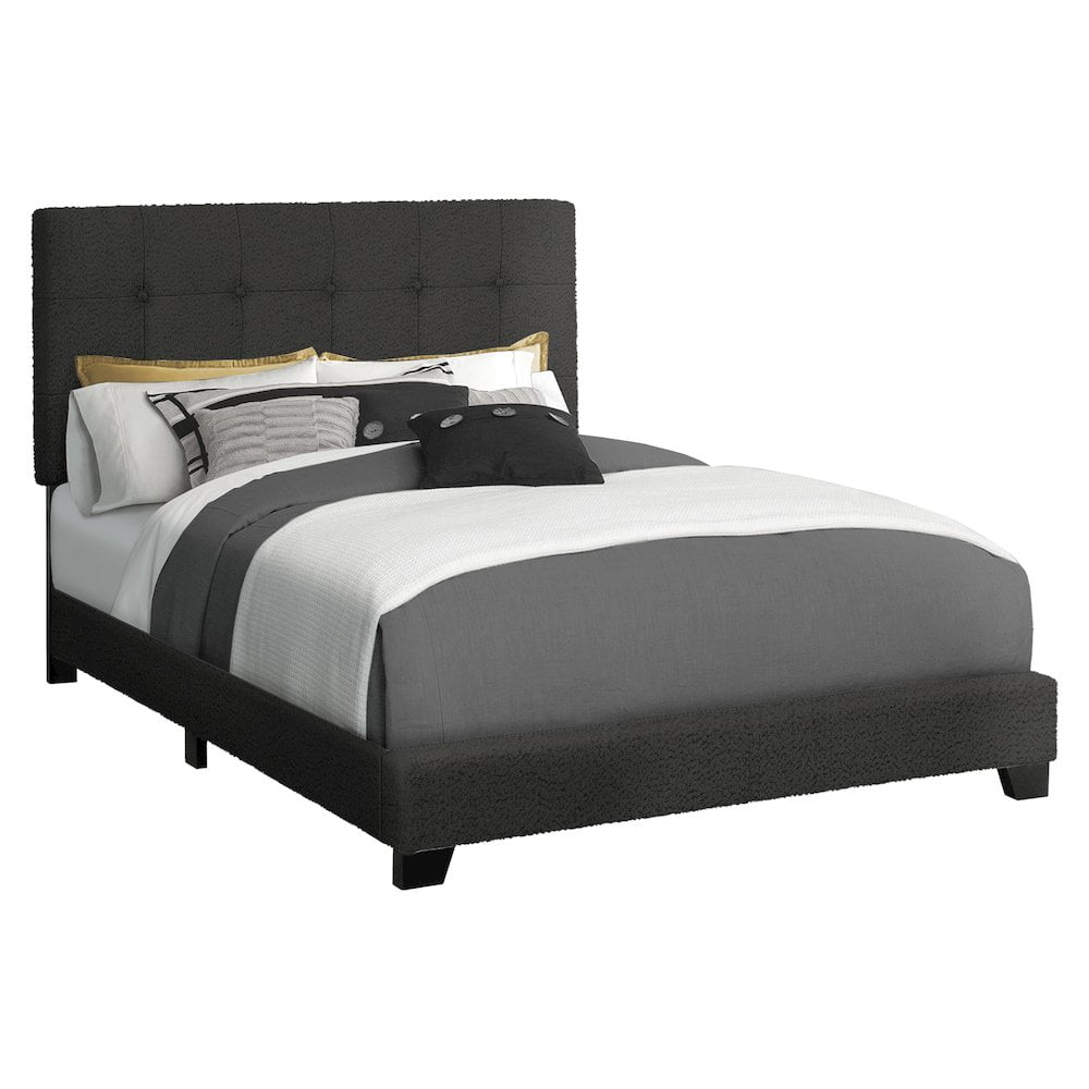 Monarch Bed, Full Size, Bedroom, Upholstered, Frame Only, Transitional ...
