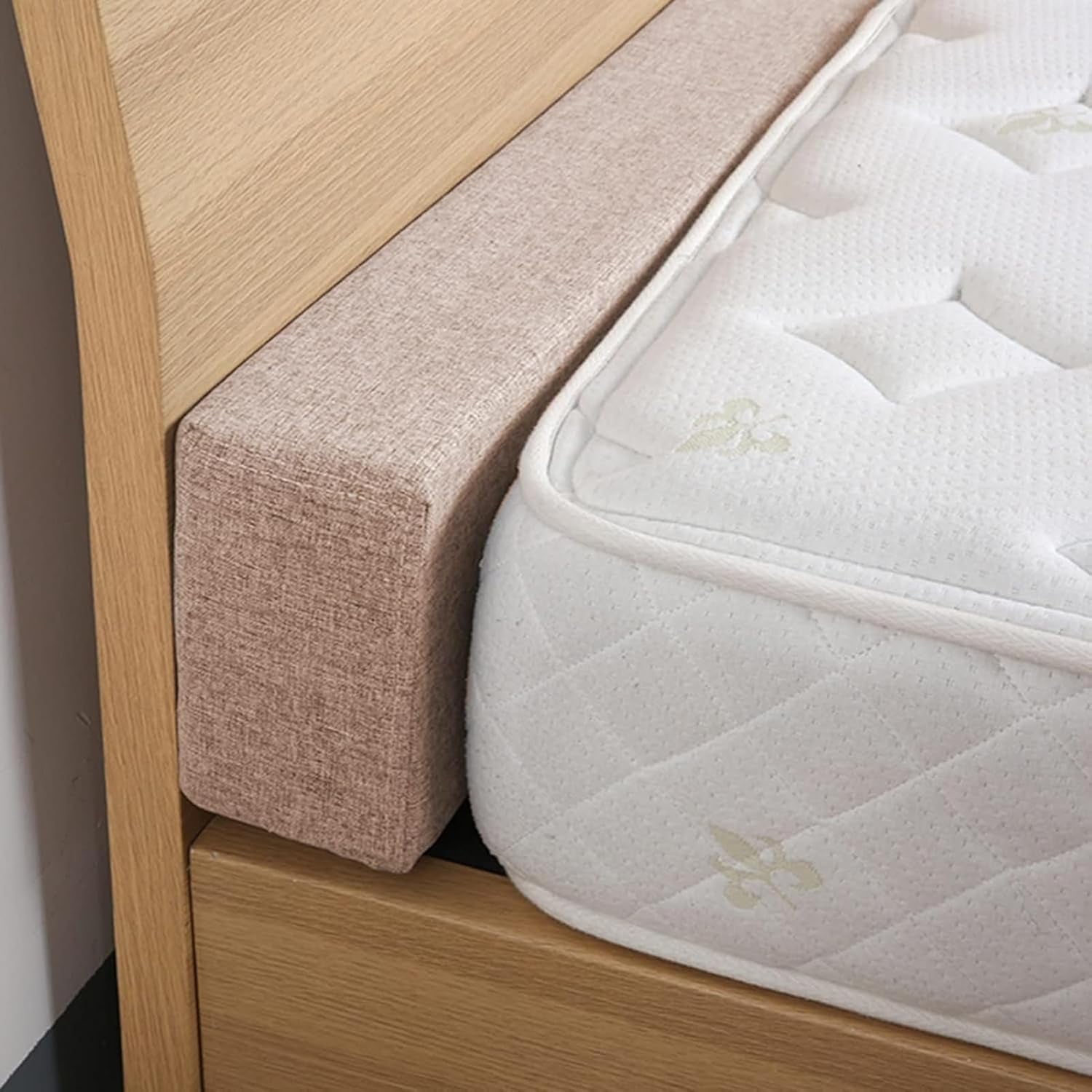 Bed Gap Filler Beige Bed Gap Filler Wall Side for Dorm Room, Rectangle ...