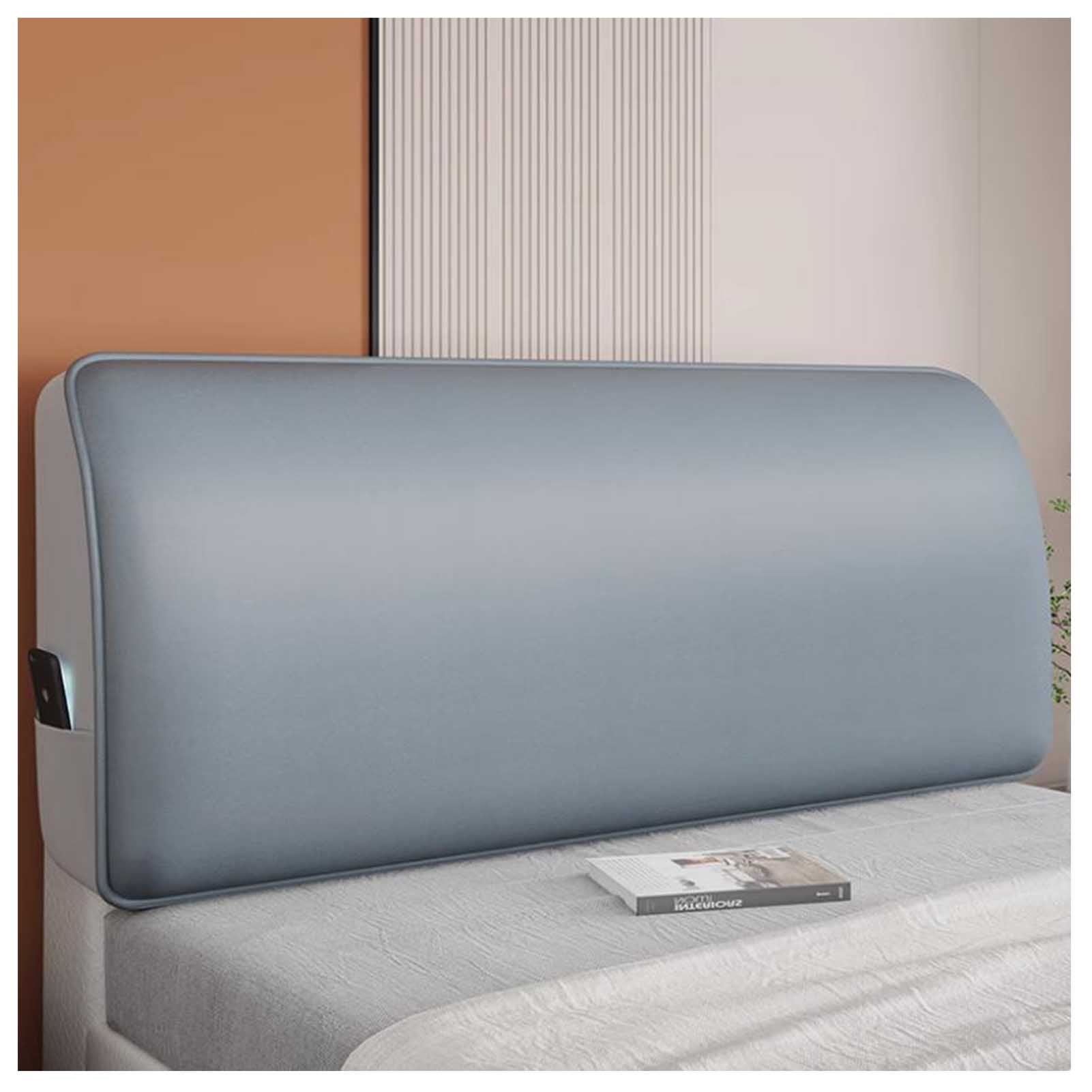 Bed Headboard Cover,Soft Headboard Padding Dustproof Protector Cover ...