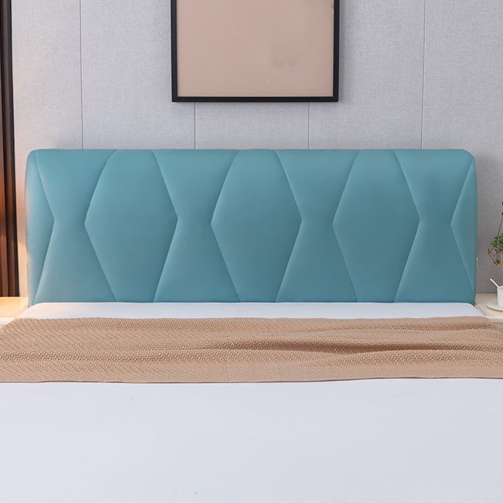 Bed Headboard Cover, Stretch Bed Headboard Covers, All-Inclusive ...