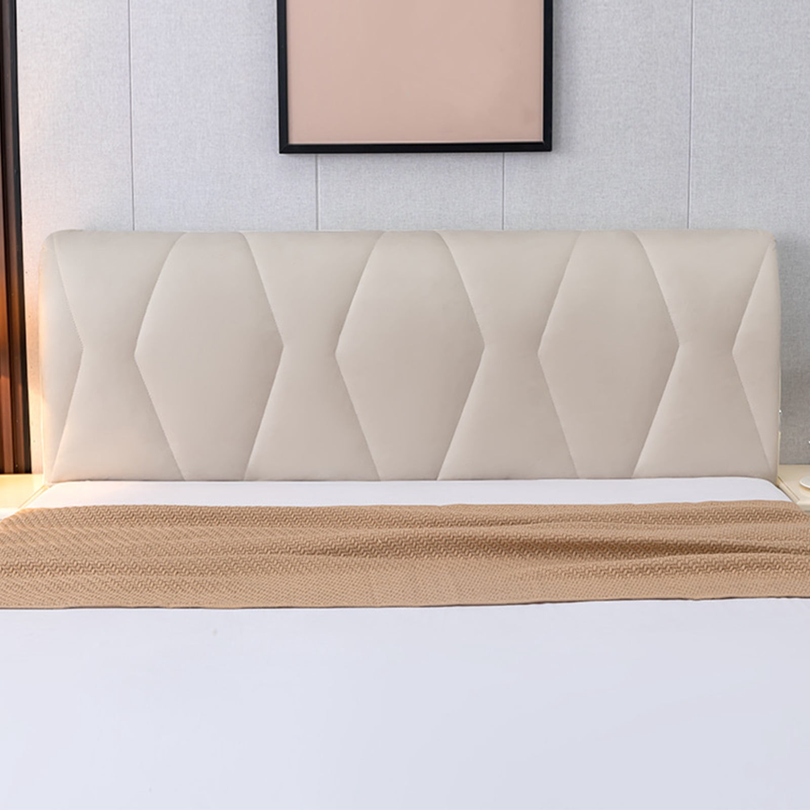 Bed Headboard Cover, Stretch Bed Headboard Covers, All-Inclusive ...