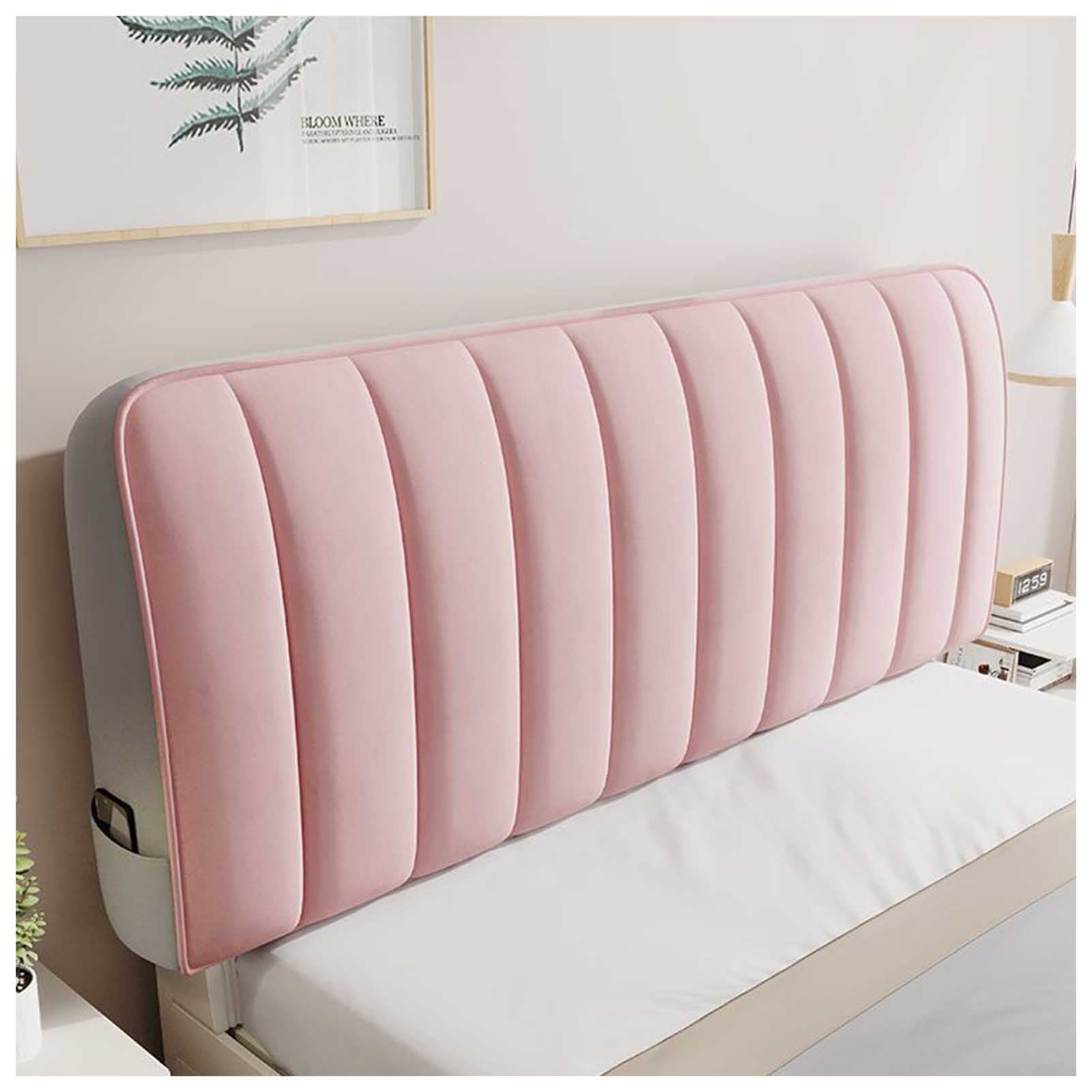 Bed Headboard Slipcover for Queen King Size, Stretch Dustproof Bed Head ...