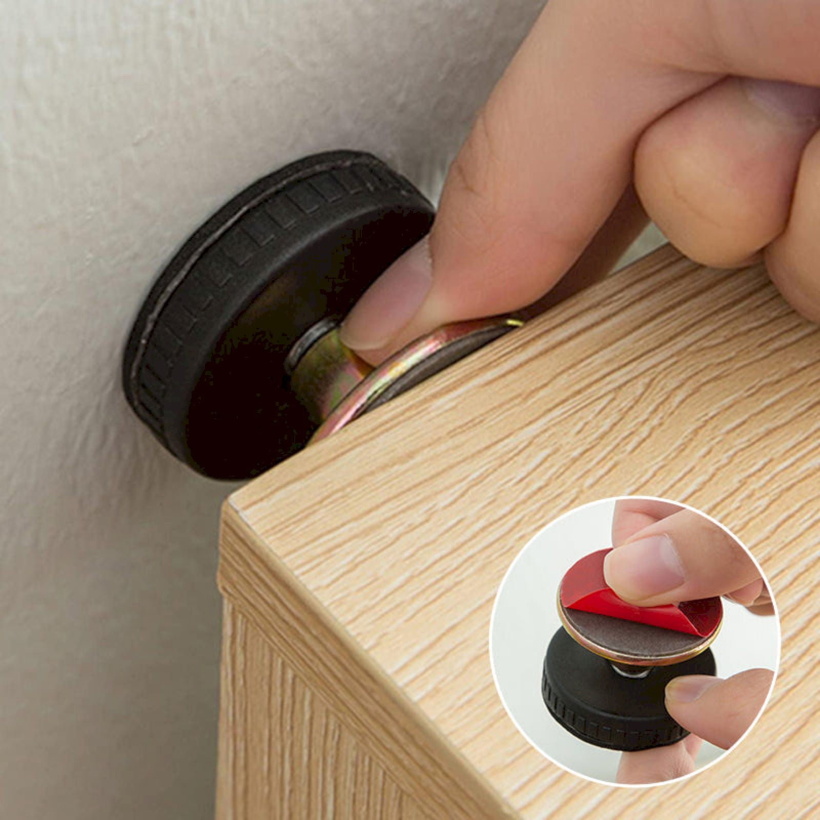 Bed Headboard Stopper Anti-Shake Bumper Adjustable Wall Protector for ...