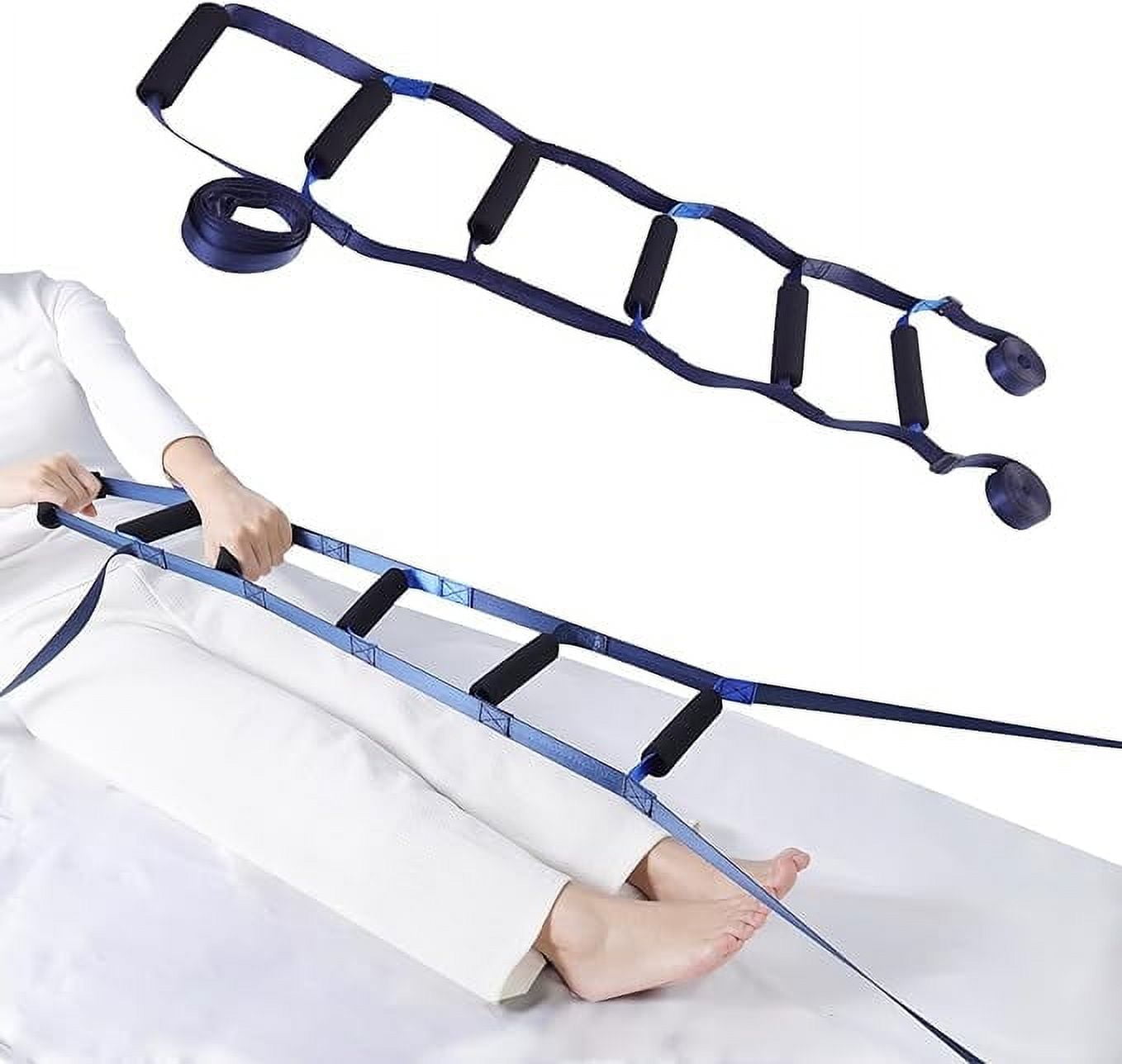 Bed Ladder Assist Strap，Pull Up Assist Device with 6 Handle Straps,Rope ...