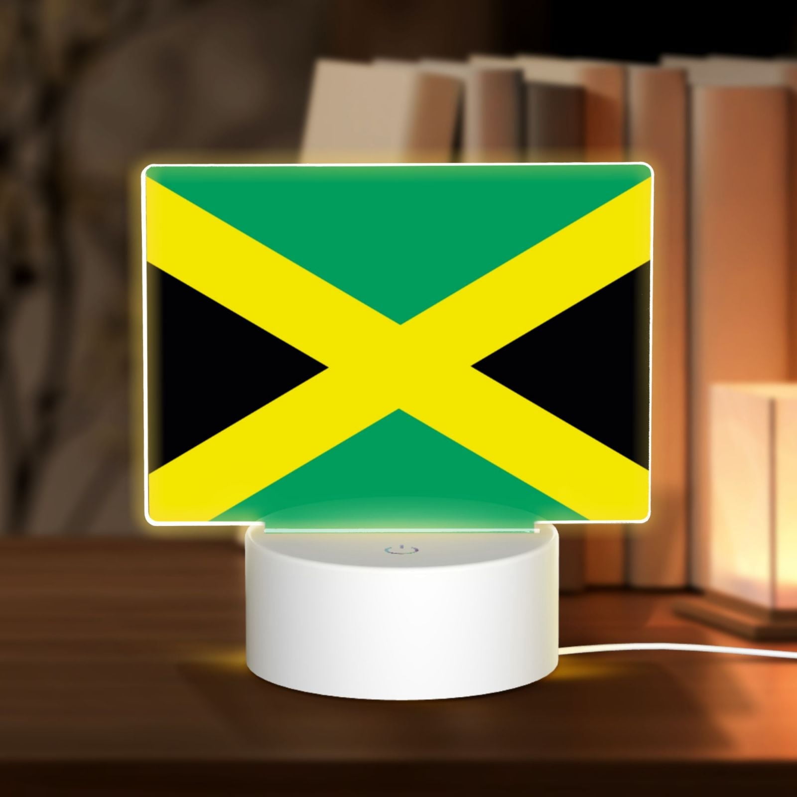 Bed Lamp 5.9in×5.9in Rectangular Acrylic Light Usb Night Light Is ...