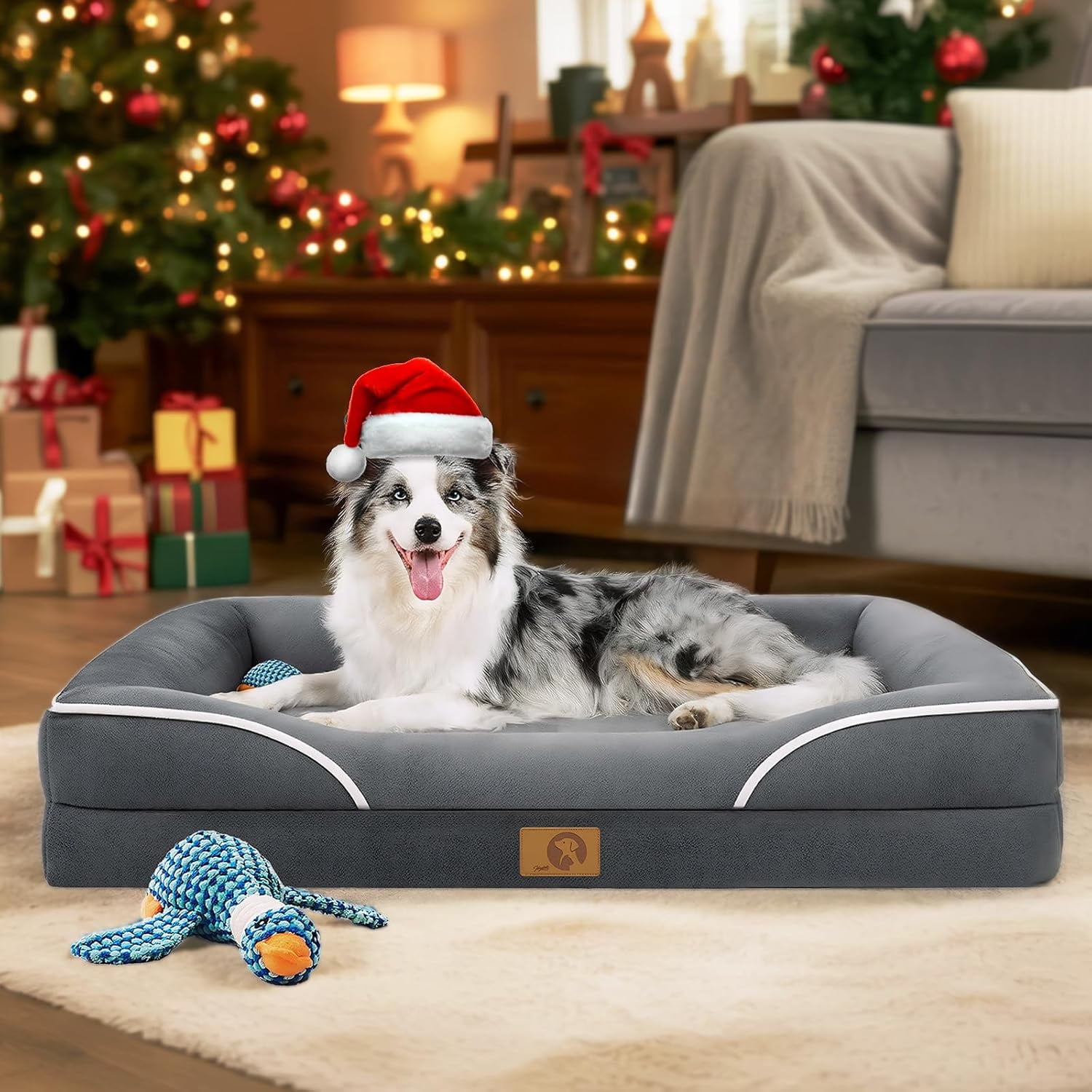 Bed Large Sized : 42x30 inch Large Dogs Bed XL Outdoor Pet Bed Sofa ...