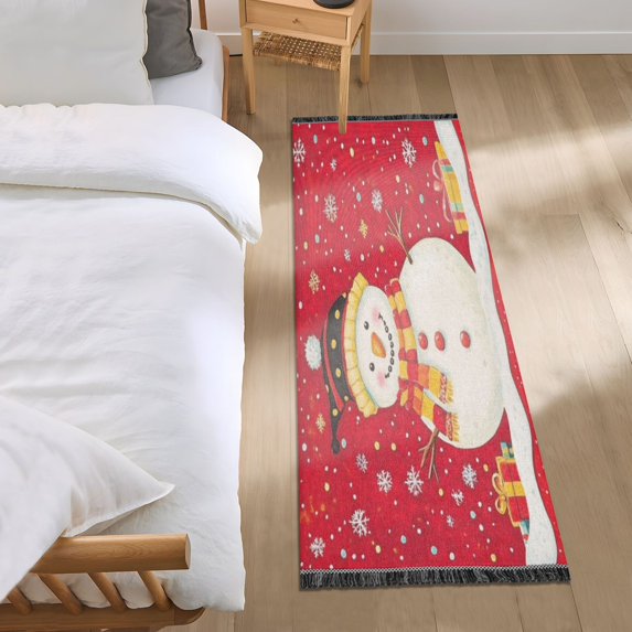 Bed Long Carpet Bed Rug 72x23.5In Indoor Non-Slip Durable Carpet Floor ...