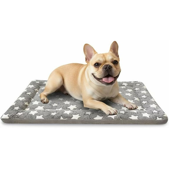 Bed Mat, Dual-Sided Crate Bed Mat - Soft & Machine Washable Kennel Pad ...