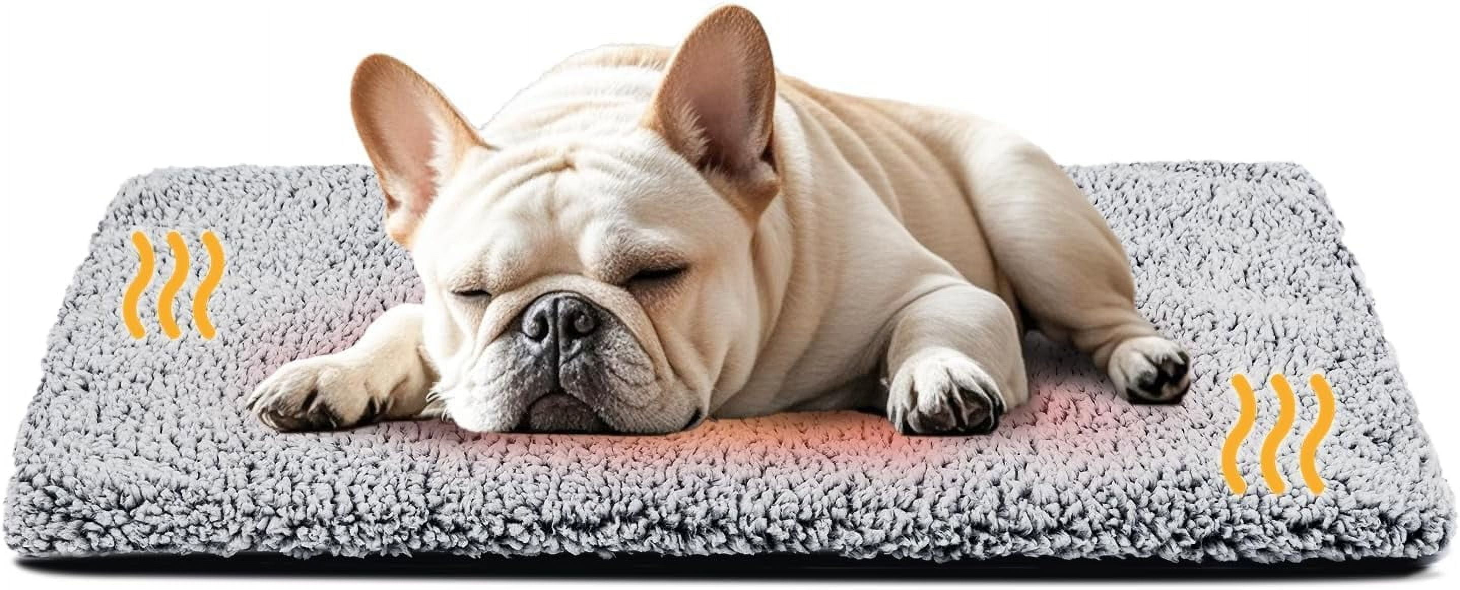 Bed Mat Self Heating Pad for Medium Small Dogs, House Bed Crate Pad for ...