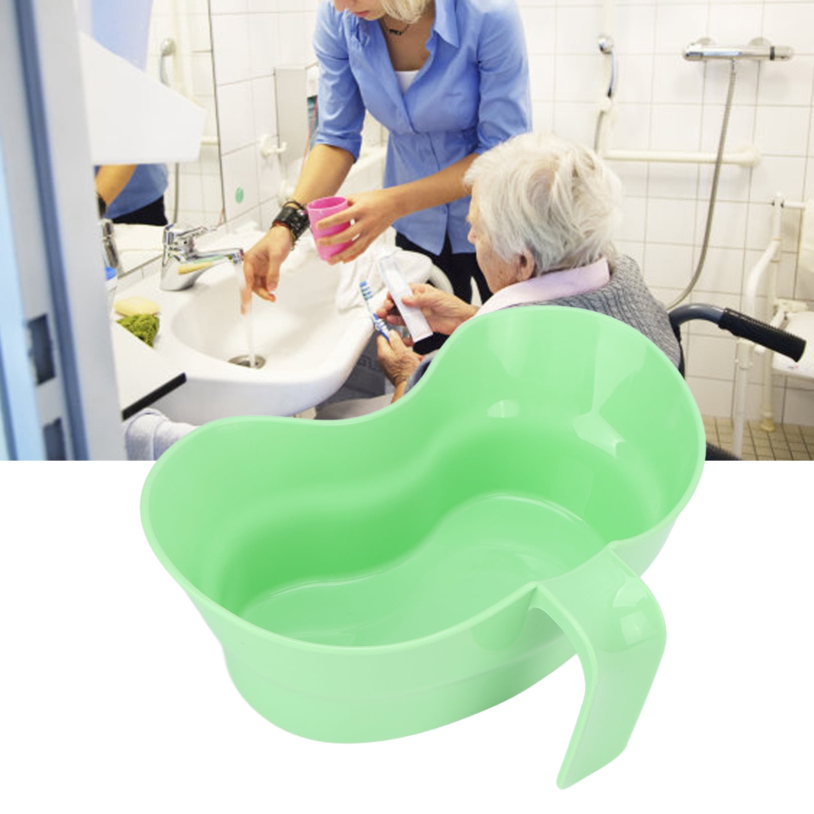 Loewten Plastic Vomit Basin Cup, Mouthwash Tray With Toothbrush For ...