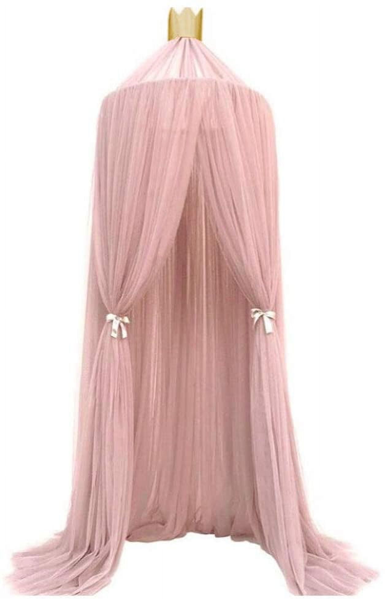 Elegant Bed Net Canopy, Hanging Screen Curtain for Queen King Crib ...