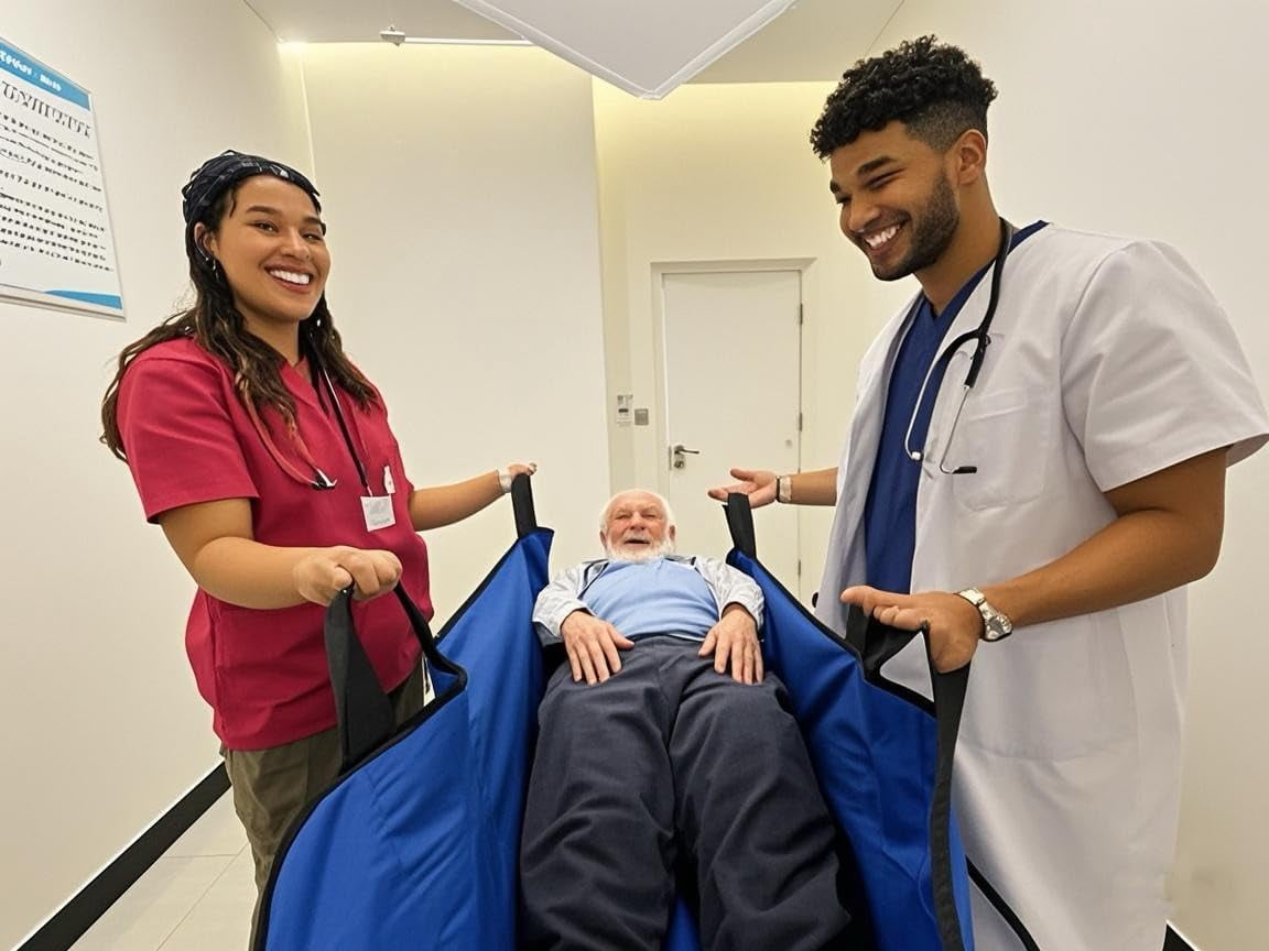 Bed Pads with Handles, Transfer Pads for Elderly, Sheet Aid Assistant ...