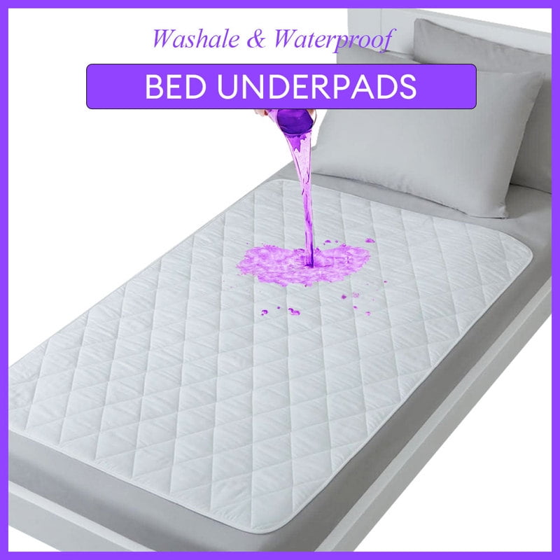 Bed Pads for Incontinence Washable with 4 Layers of Protection ...