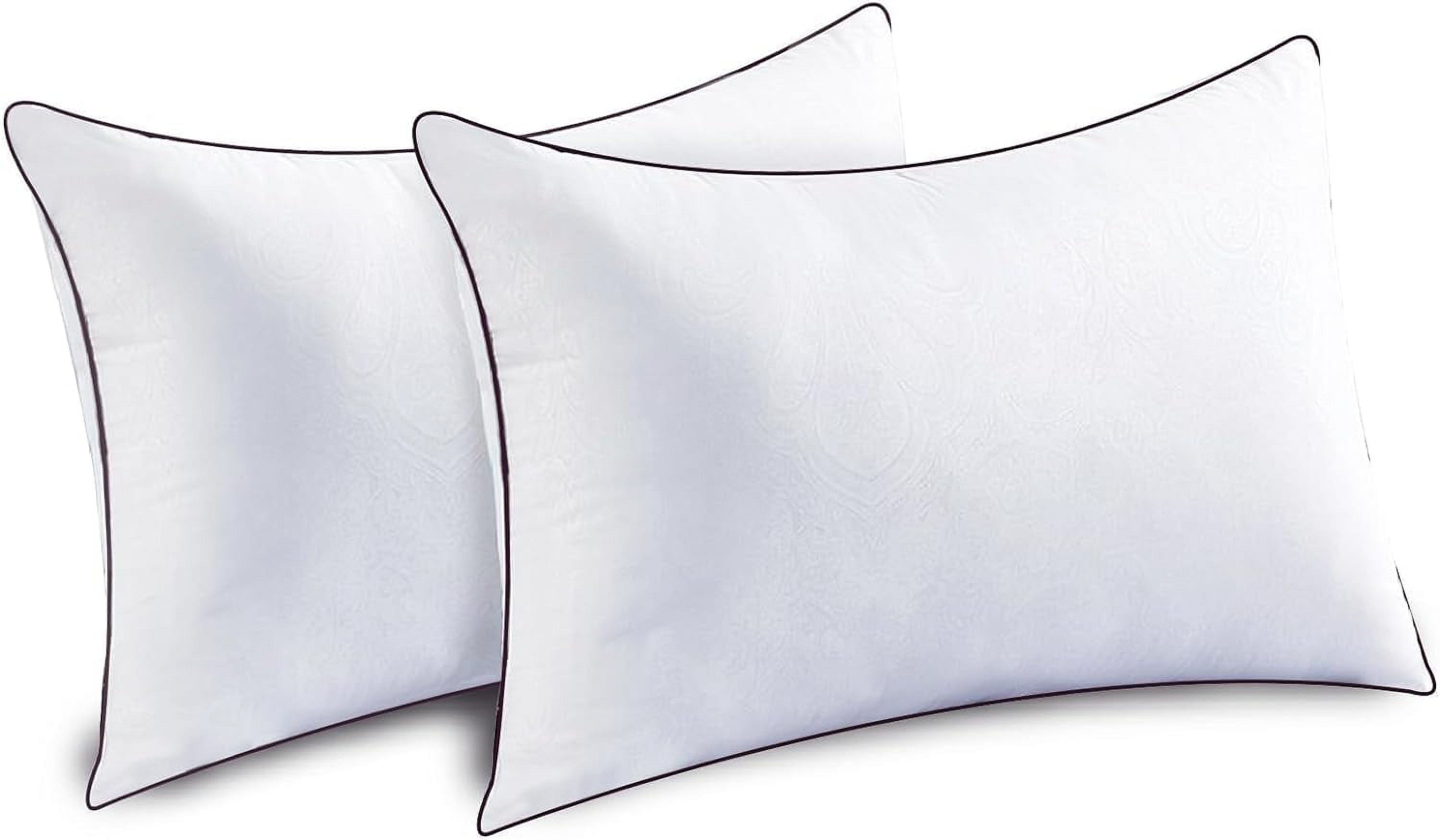 Bed Pillows Standard Size Set of 2, Cooling and Supportive Full Pillow ...