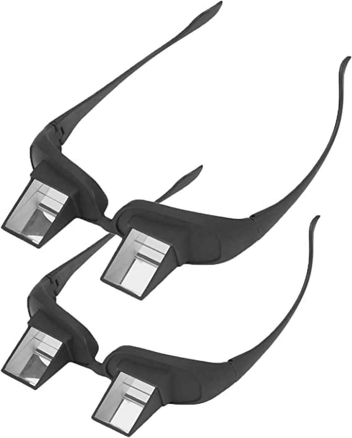 Bed Prism Spectacles Horizontal Mirror Lazy Readers Glasses 2pc 90