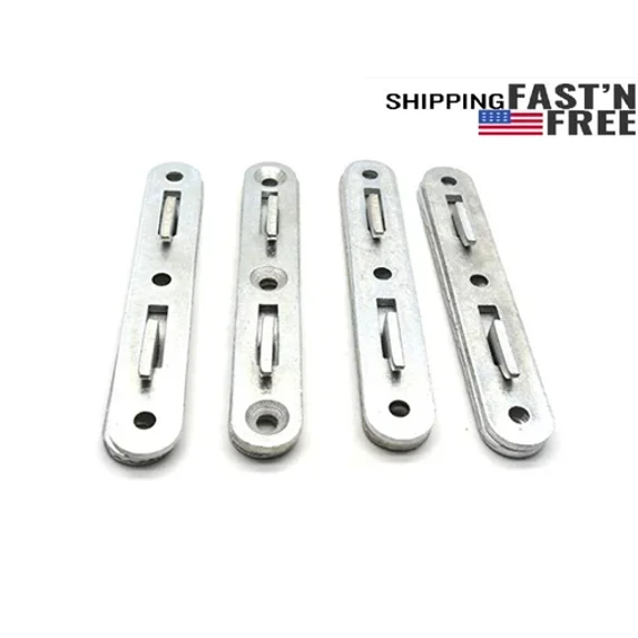 Bed Rail Bracket Connecting Fittings 5??Zinc Set Of 4 (For 1 Bed ...