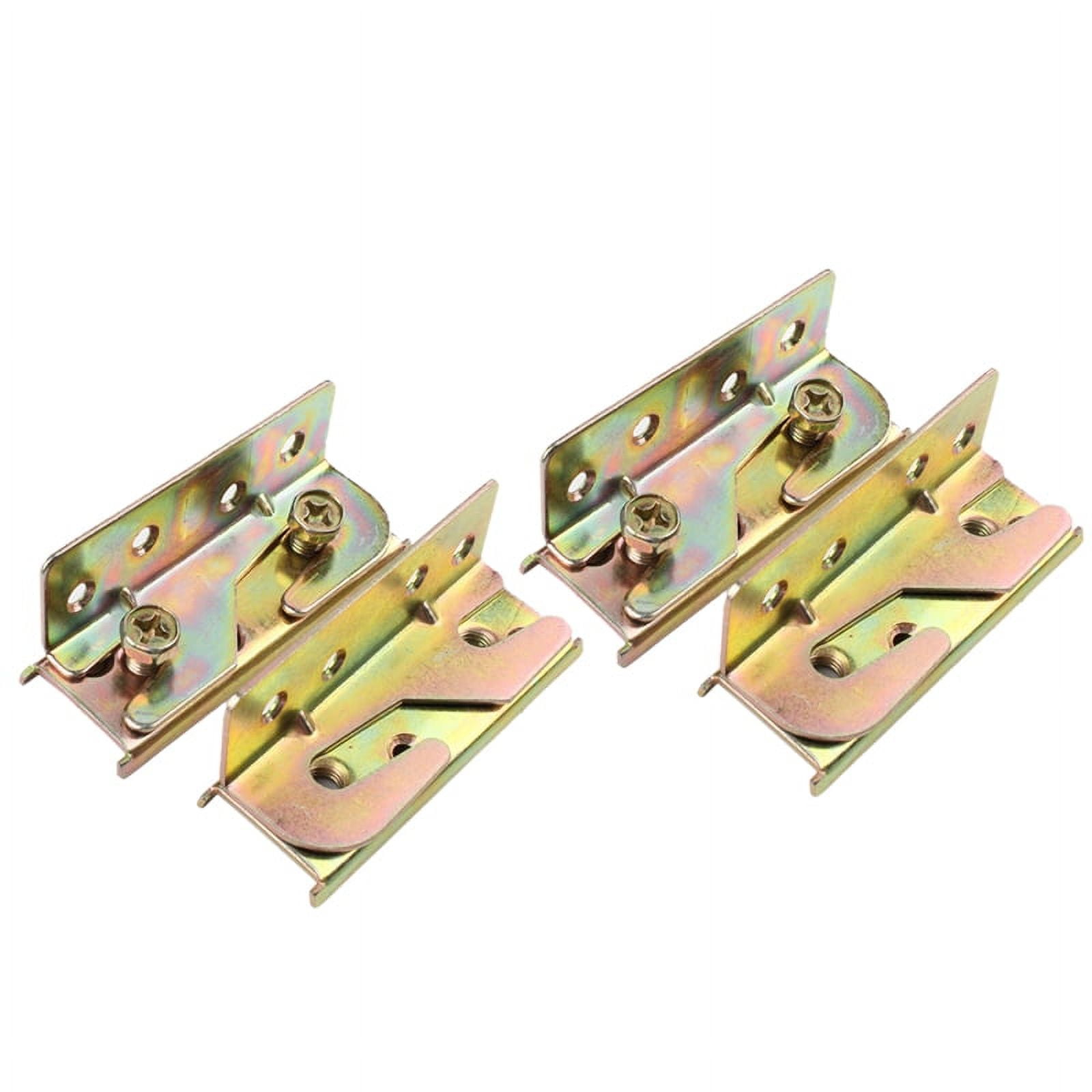 Bed Rail Bracket - Fittings Heavy Duty Non-Mortise Set Of 4 (Screws ...