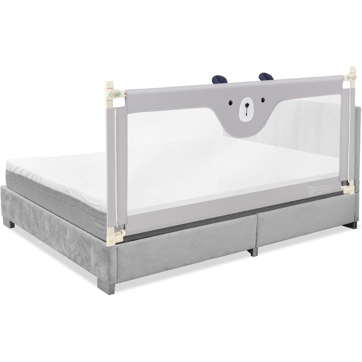 Bed Rail For Toddlers, 77-In Extra Long, Portable Safety Bed Guardrail ...