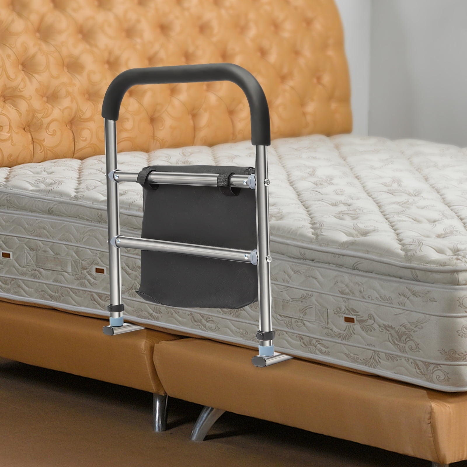 Bed Rail for Elderly,18" Bedside Fall Prevent Grab Bar for The Senior ...
