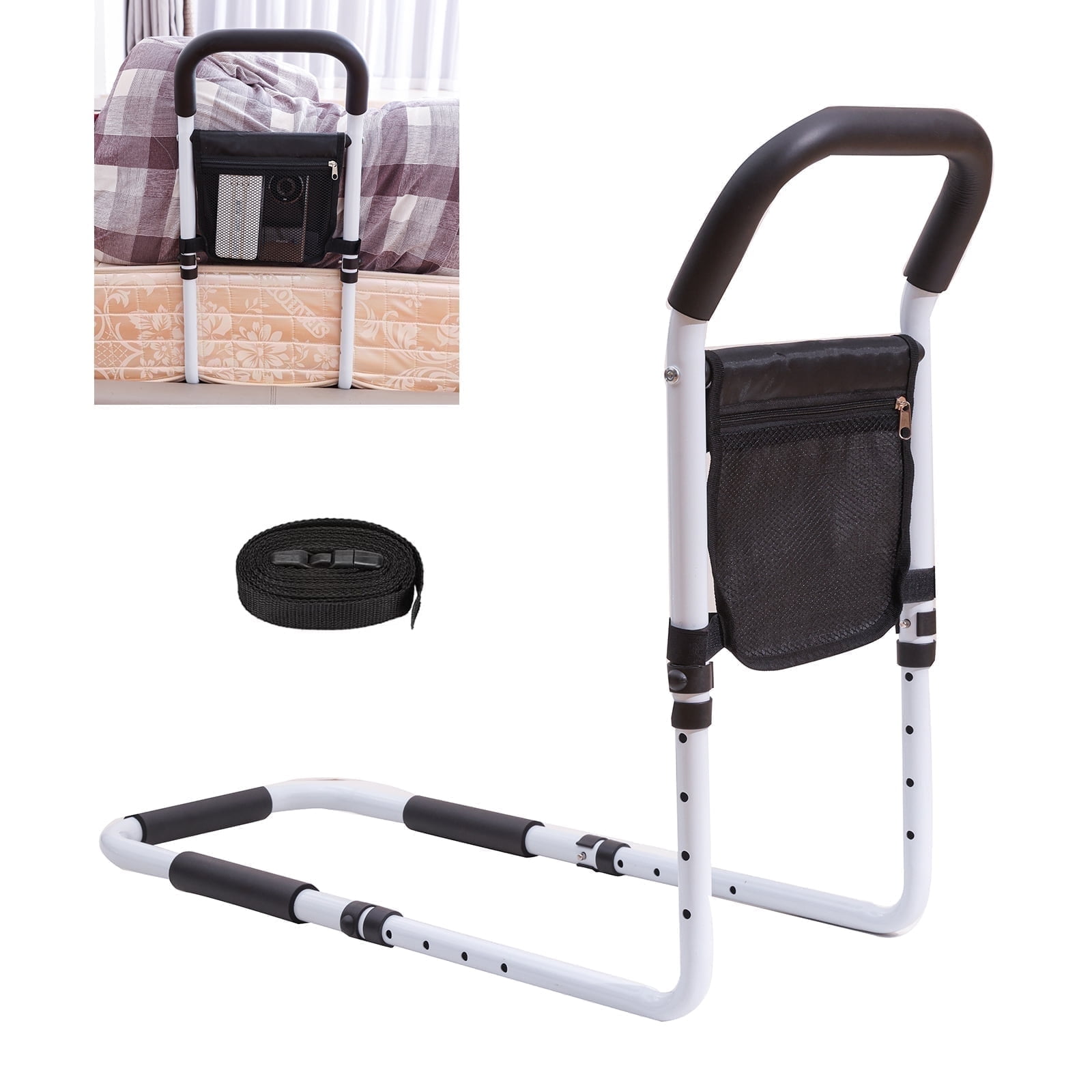 Kailwokk Bed Rails with Storage Pouch and Anti-Slip Safety, Height ...