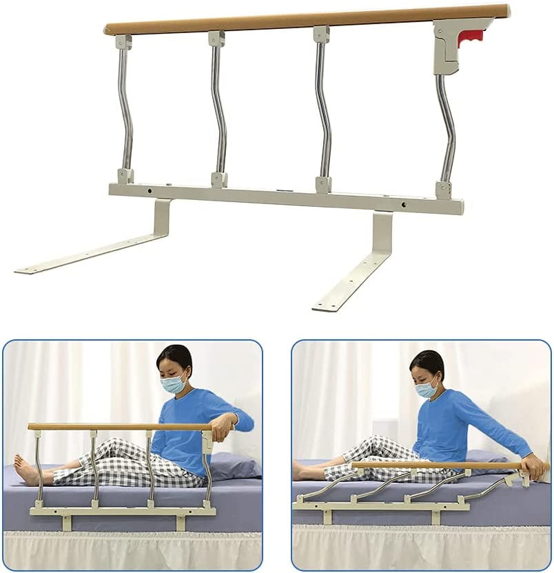 Bed Rails for Elderly Adults Assist Rail Medical Bed Safety Side Cane ...