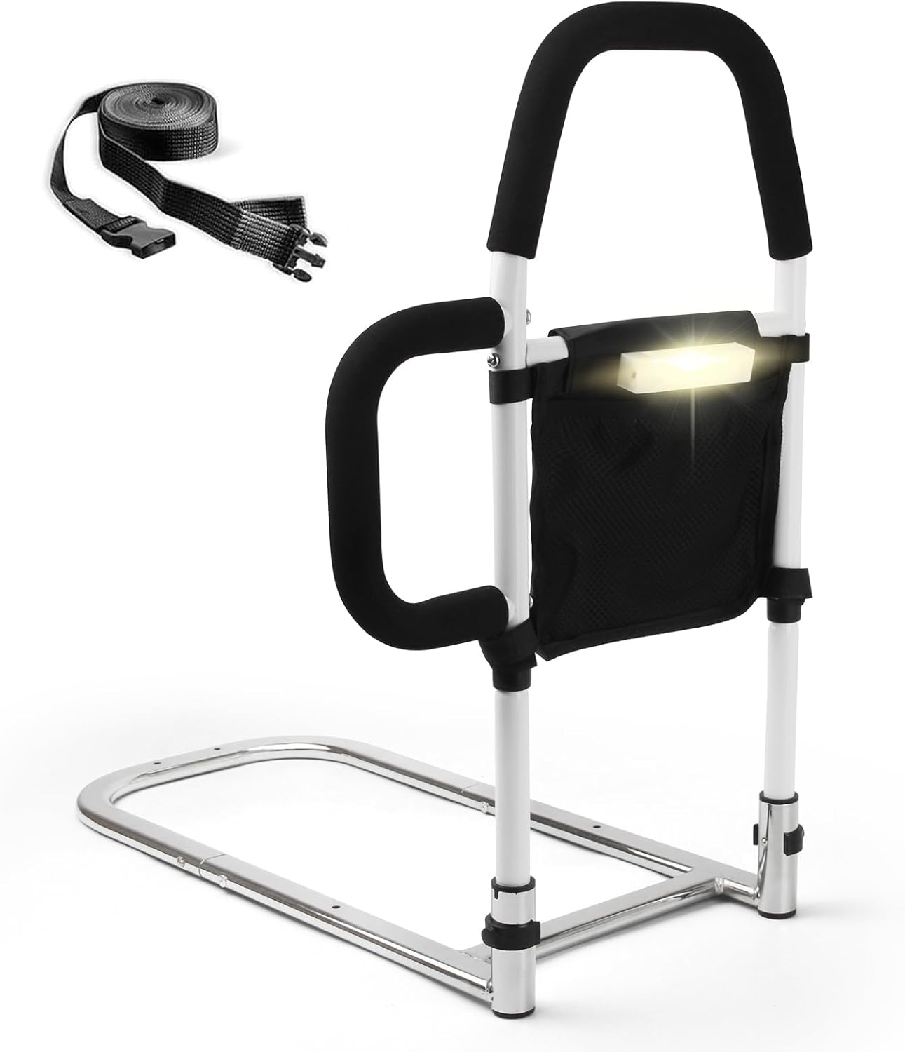 Bed Rails for Elderly Adults Safety, Bed Assist Rail with Dual Grab ...