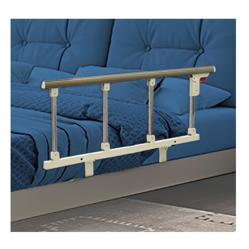 Adjustable Bed Rail for Elderly, Senior Bed Cane Assist Bar, Fall ...