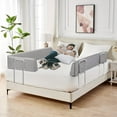 Bed Rails for Toddler, Kids, and Adult - Anti-Rebound Metal Shaped Tube ...