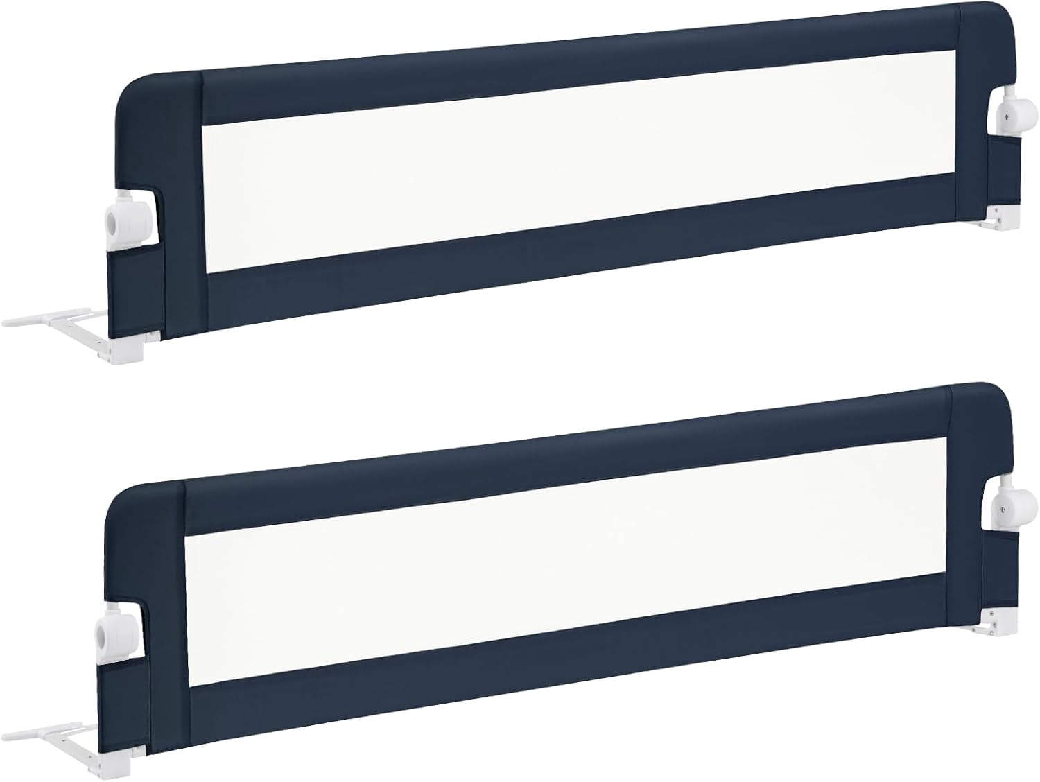 Bed Rails for Toddlers, Swing Down Safety Bed Guard for Convertible ...