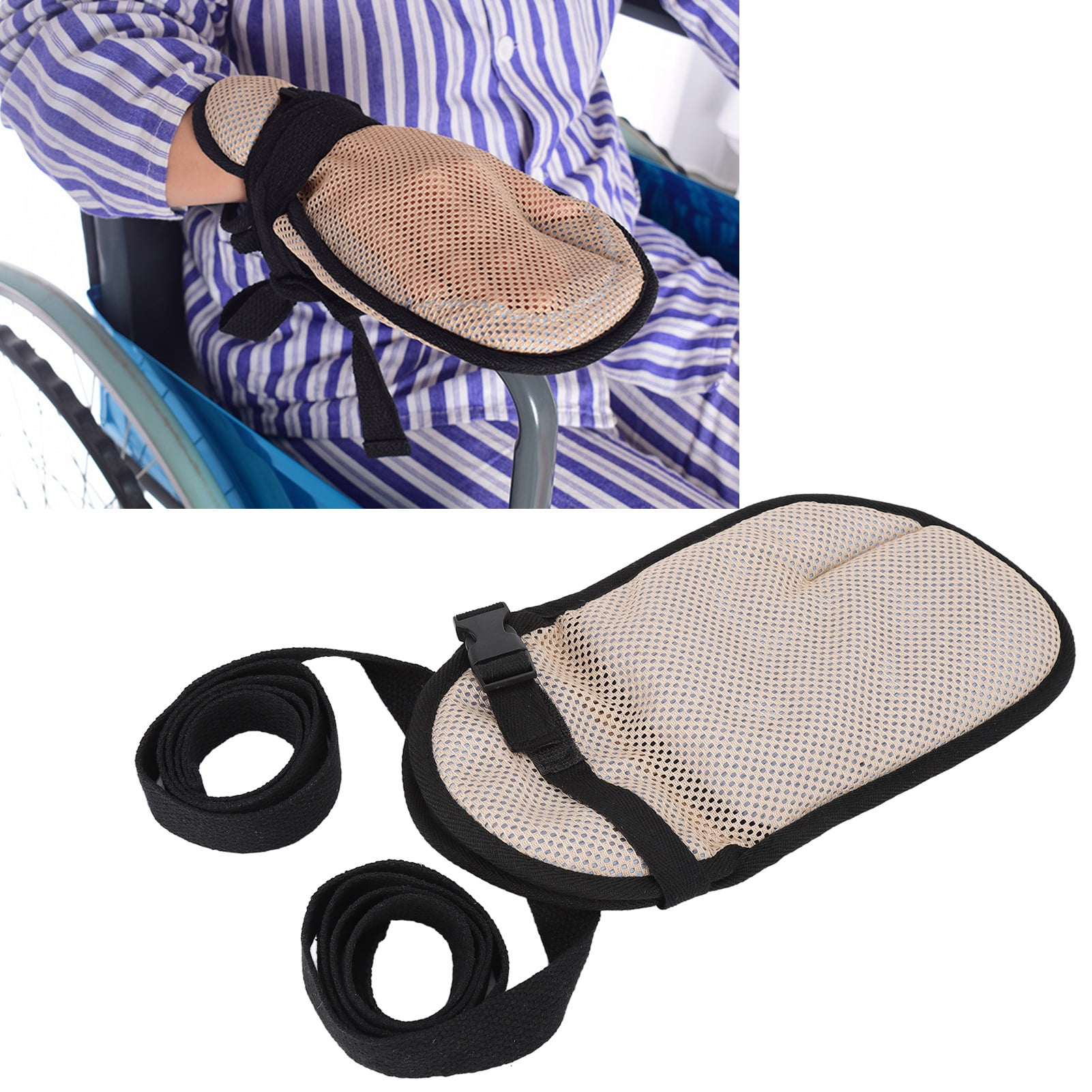 Bed Restraints Glove Hands Control Padded Finger Restraint Protector Hand Restraint Mitts For