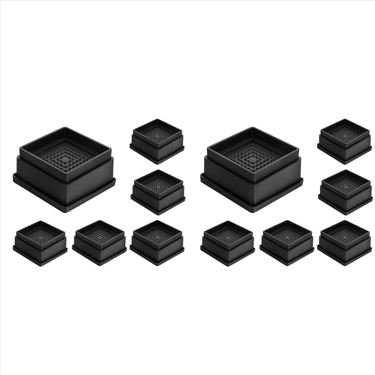 Bed Risers 1 Inch, 12pcs Adjustable Furniture Riser, Heavy Duty Lifts ...