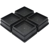 Lzvxtym 4 Pack Bed Risers Adjustable Round Furniture Risers, 1.5"/2.5 ...